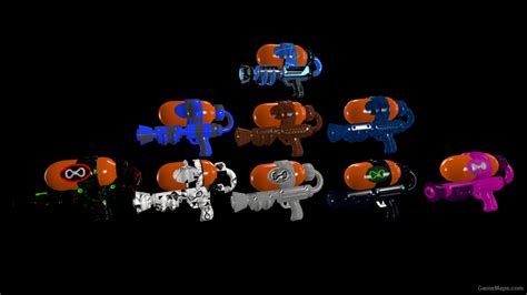 Splatoon Weapon Patterns Splattershot Mod For Garrys Mod