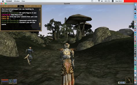 multiplayer morrowind tes3mp on a macbook what a time to be alive