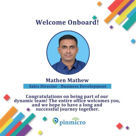 Sreepriya Nandakumar On Linkedin Welcome Onboard Mr Mathen Mathew
