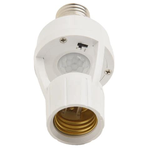 E27 Pir Sensor Adapter For Automatic Led Light Control With Motion