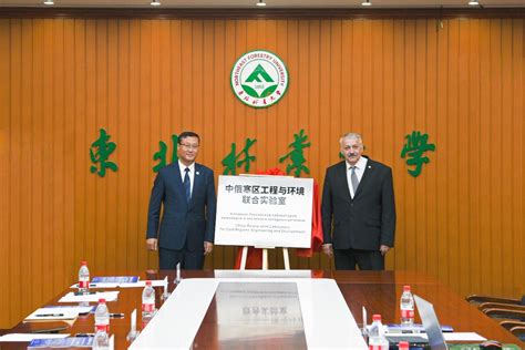 中俄寒区工程与环境联合实验室在东北林业大学揭牌成立 东北林业大学国际合作处、港澳台办公室