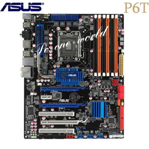 Asus P6t Motherboard Intel X58 Lga 1366 Ddr3 Dimm Usb20 Esata Sata Atx