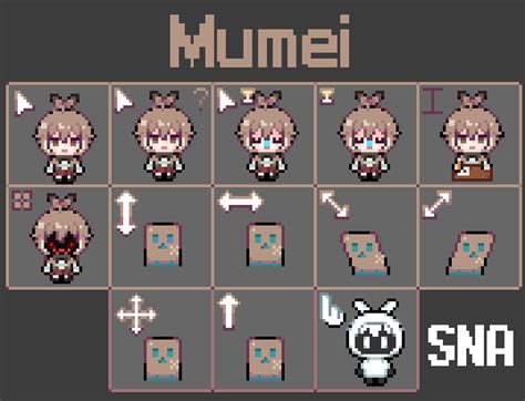 Mumei Mouse Cursor Pack R Nanashimumei
