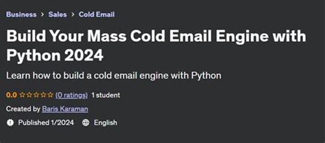 Build Your Mass Cold Email Engine With Python 2024 Scriptmafiaorg