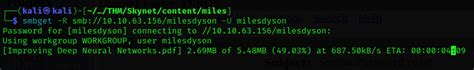 Skynet Tryhackme Oscp Style S1mpl3xs Blog