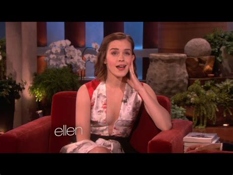Naked Emma Watson In Ellen The Ellen Degeneres Show