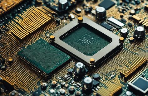 Premium Photo Computer Cell Phone Micro Chips Motherboard Data Ram Circuitry Processor