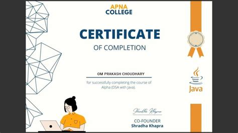 Om Choudhary On Linkedin 🏆 Excited To Share My Alpha Java And Data Structures And Algorithms Dsa