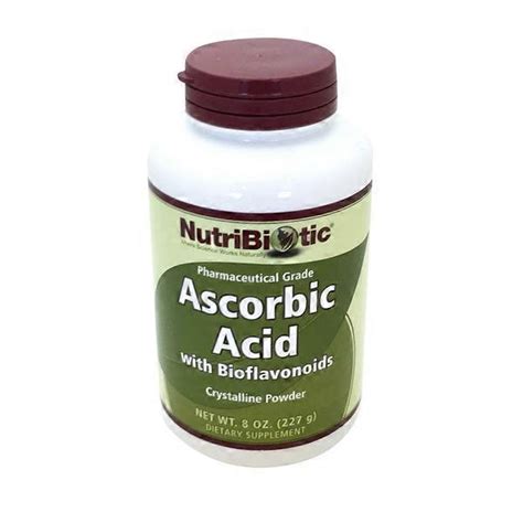 Nutribiotic Ascorbic Acid Powder With Bioflavonoids 8 Oz Delivery Or