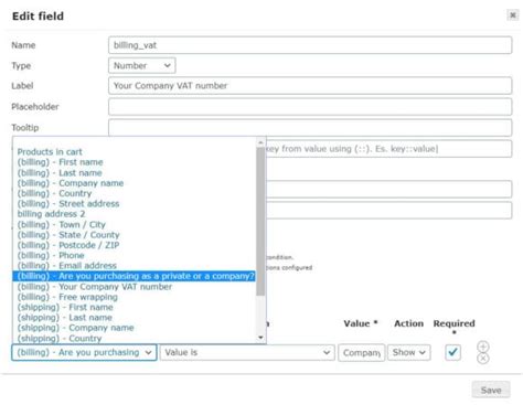 Setting Up Conditional Fields On Woocommerce Checkout Pages