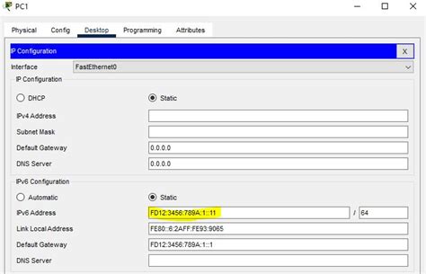 How To Configure Ipv6 In A Lan Environment Ccna Practical Labs