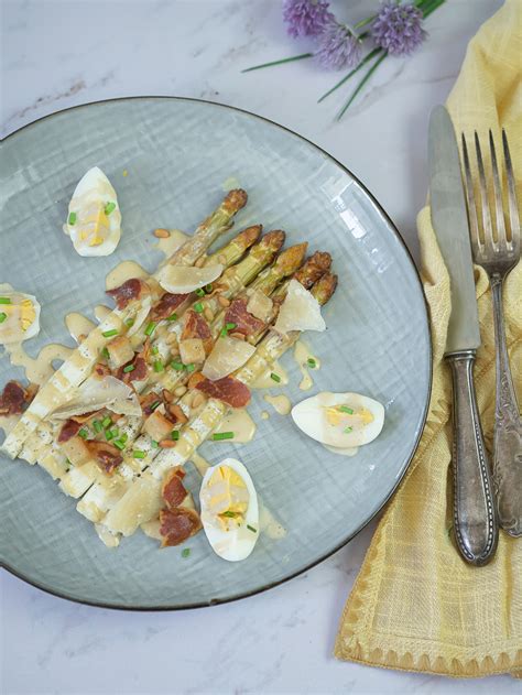 Asperges Dalsace Asperges Rôties Sauce César