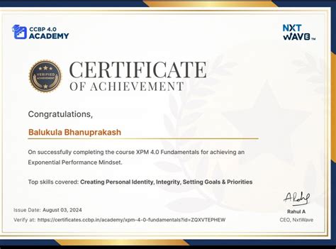 Bhanuprakash Balukula On Linkedin Nxtwave