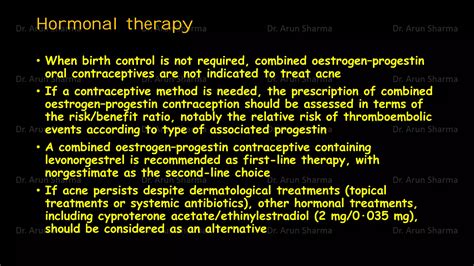Guidelines For The Management Of Acne PPT