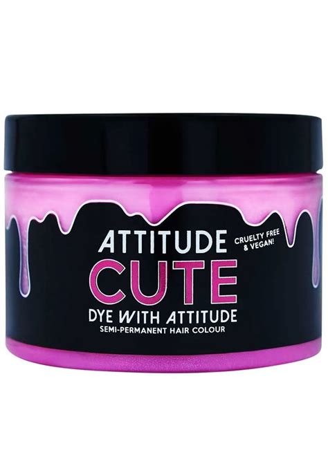 Attitude Hair Dye Cute Pastel Pink Semi Permanent Hair Dye Attitude Clothing