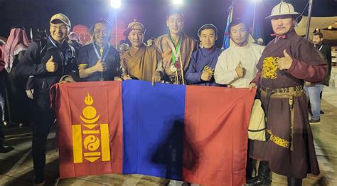 О Түмэнбаяр морьт харвааны ДАШТ ээс мөнгөн медаль хүртлээ