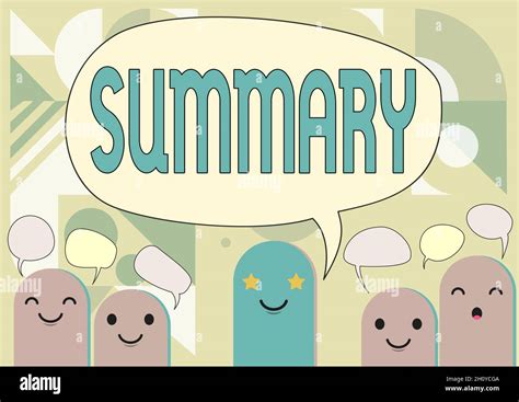Text Caption Presenting Summary Business Concept Brief Statement Or