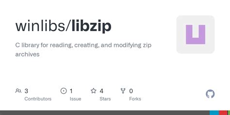 Github Winlibslibzip C Library For Reading Creating And Modifying Zip Archives