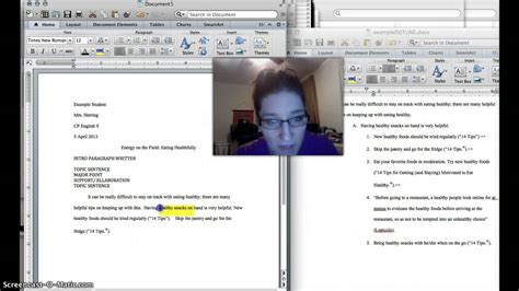 Mla Outline To Rough Draft Youtube