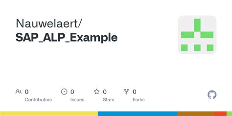 Github Nauwelaert Sap Alp Example