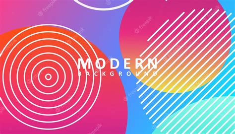 Premium Vector Abstract Modern Colorful Gradient Background Design