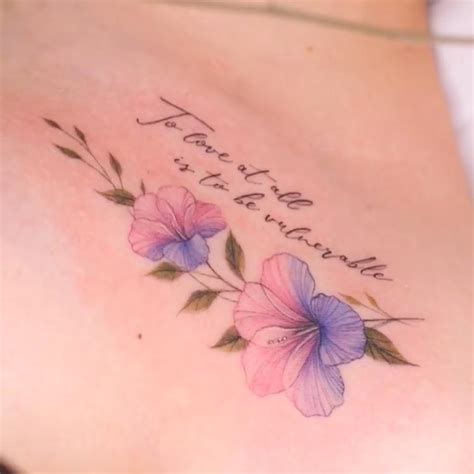 Mugunghwa Flower Tattoos Mugunghwa National Flower