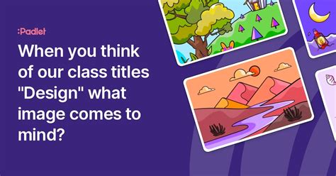 When You Think Of Our Class Titles Design What Image Comes To Mind