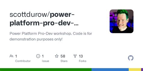 GitHub Scottdurow Power Platform Pro Dev Workshop Power Platform Pro