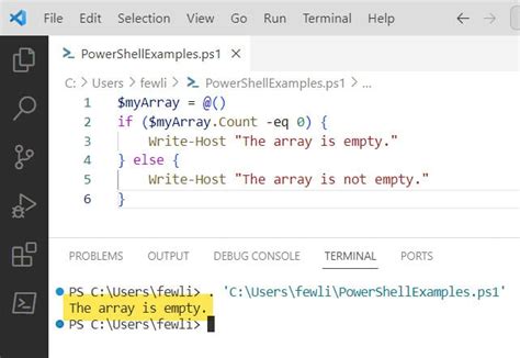How To Check If An Array Is Empty In Powershell