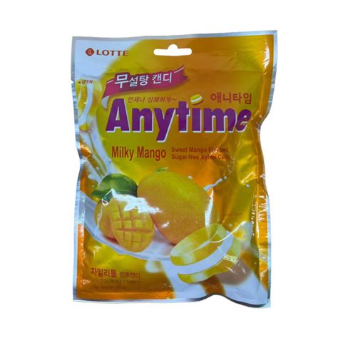 Леденцы Lotte Anytime Milky Mango без сахара 74 г купить по низкой цене ...