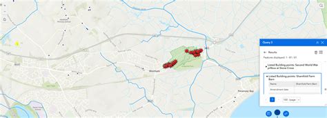 solved query widget show on map action not showing all page 2