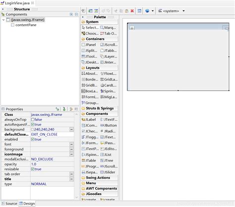 Java Swing Windowbuilder Csdn