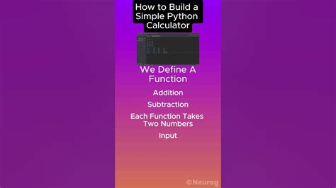 How To Build A Simple Python Calculator Youtube