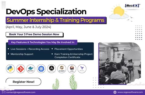 Summer Industrial Internship And Training Program 2024 Regex Software