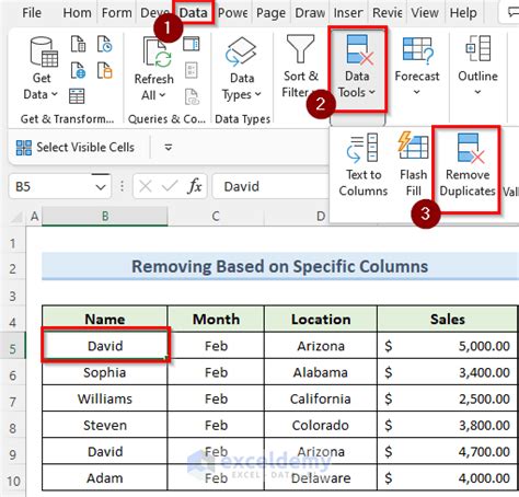 How To Remove Duplicate Rows In Excel Based On Multiple Columns
