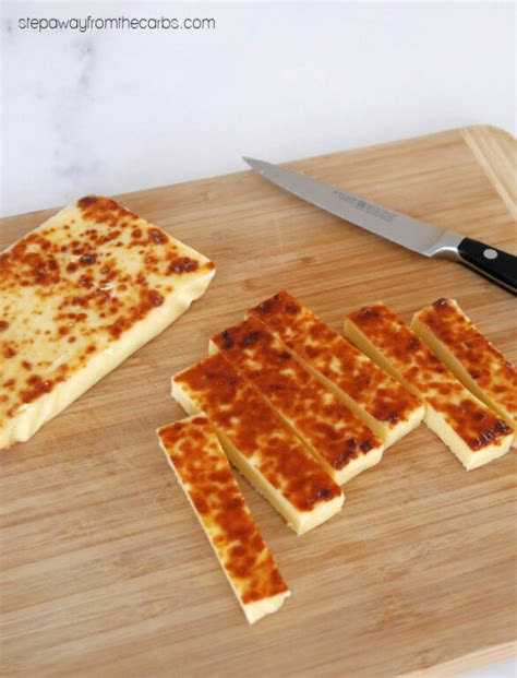 Low Carb Fried Bread Cheese Step Away From The Carbs