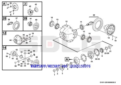 Sdlg Rs8140 Road Roller Front Final Drive Assembly Construction