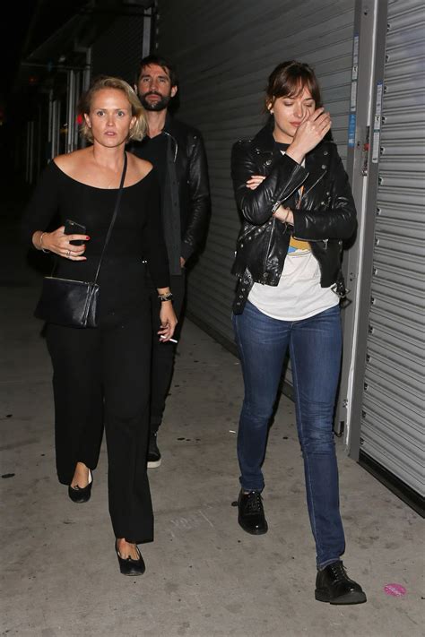 Fifty Shades Updates Hq Photos Dakota Johnson Out In La With Friends