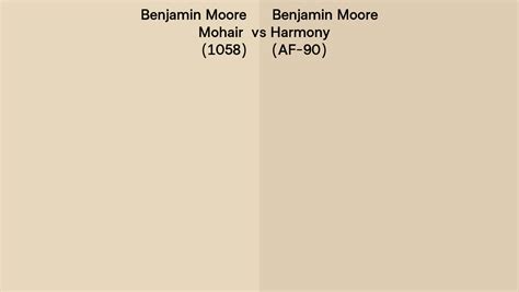Benjamin Moore Mohair Vs Harmony Side By Side Comparison