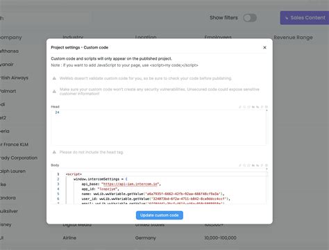 How Do I Send Variable Data To A Custom Code Script Ask Us Anything Weweb Community