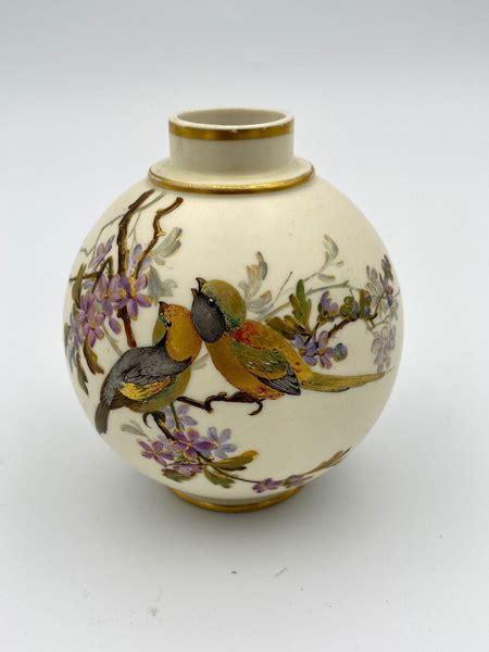 Royal Worchester C. 1884 Round Vase
