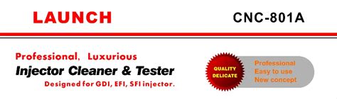 Launch Cnc 801 Ultrasonic Direct Inject Fuel Injector Clean Machine