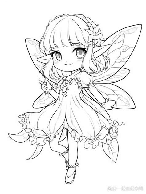 小精灵简笔画图片打印简单（20张） 简笔画图片大全