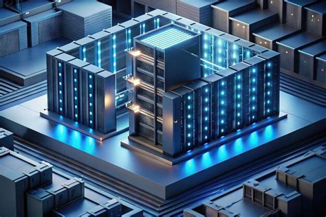 Premium Photo Modern Data Center And Network Infrastructure Solutions