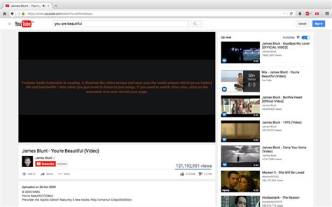 Firefox Addon That Disables Video On Youtube For Music Only Playback