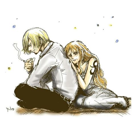 Sanji And Nami Fanart Sanji X Nami Fan Art Sanji E Nami