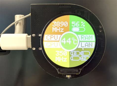Diy Pc Status Monitor Monitors Cpu Gpu Ram Geeky Gadgets