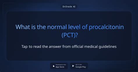 What Is The Normal Level Of Procalcitonin Pct