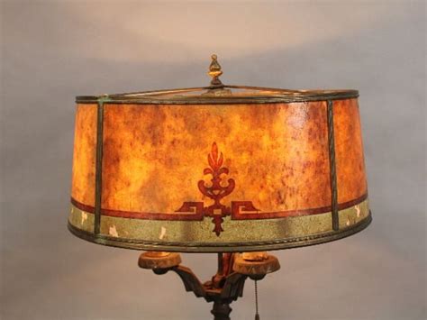 15462 Spanish Revival Floor Lamp With Mica Shade Revival Antiques
