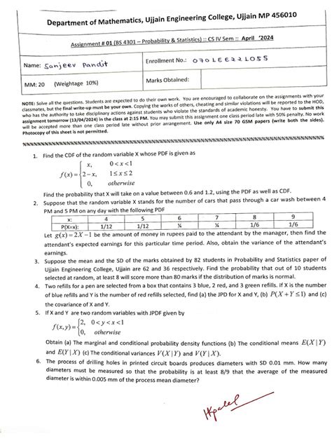 Assignment 1 Soln Pdf